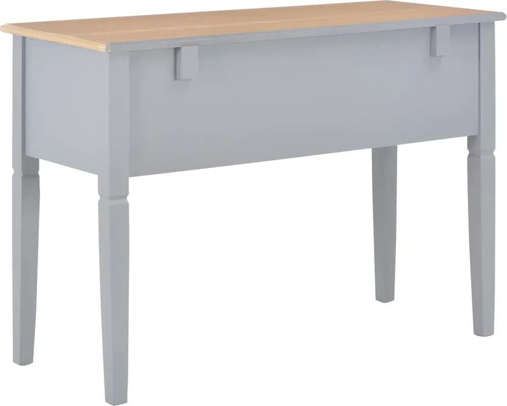 Psací stůl šedý 109,5 x 45 x 77,5 cm dřevo 280070