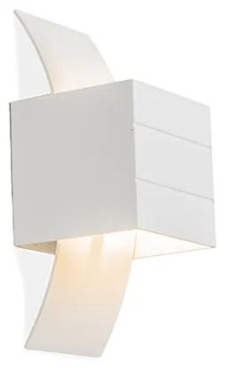 Moderní nástěnná lampa bílá - Amy