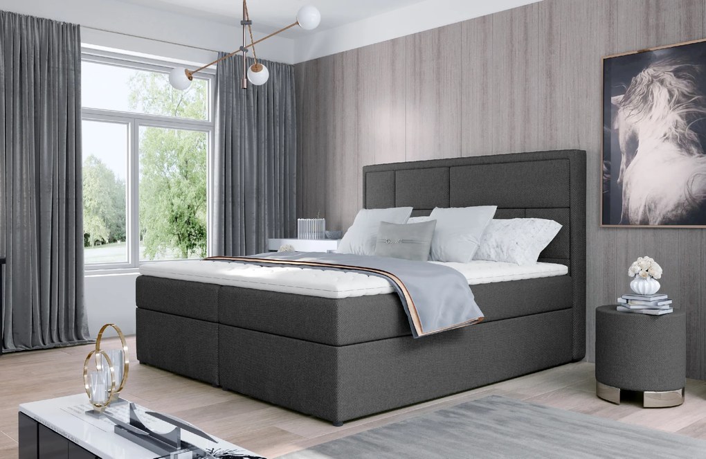 Meron boxspring postel 140X200 Materiál / Dekor: Omega 02