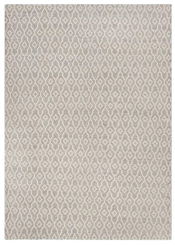 Flair Rugs, Ručně tkaný kusový koberec Nur Wool Dream Grey/Ivory, 80x150, šedá, ložnice