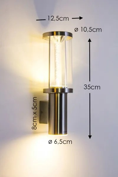 Eglo 94127 - LED venkovní osvětlení TRONO STICK 1xGU10/3W + LED/3,7W IP44