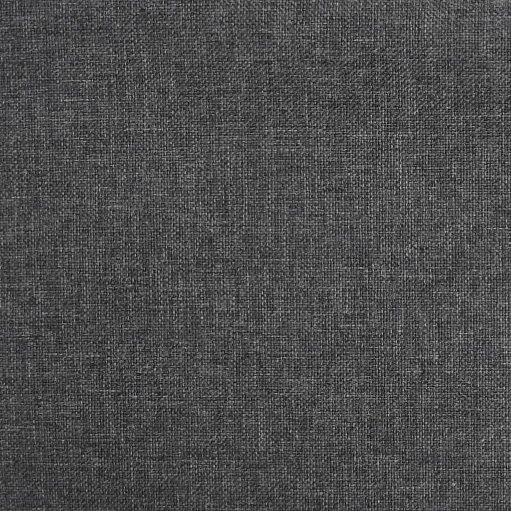 vidaXL Otočná jídelní židle textil [3087470] Barva: Tmavě šedá