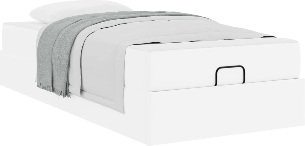 Rám postele s matrací Jiný 2 ks Bílá PVC 3399406