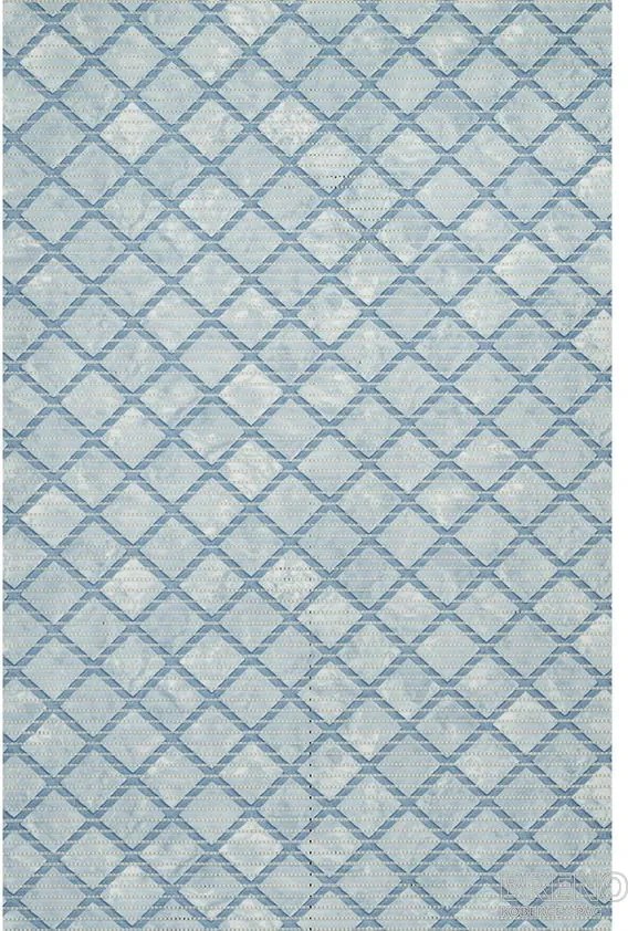 Breno Koupelnová pěnová předložka SOFTY-TEX 79835 modré dlaždice, šíře 65 cm, Modrá