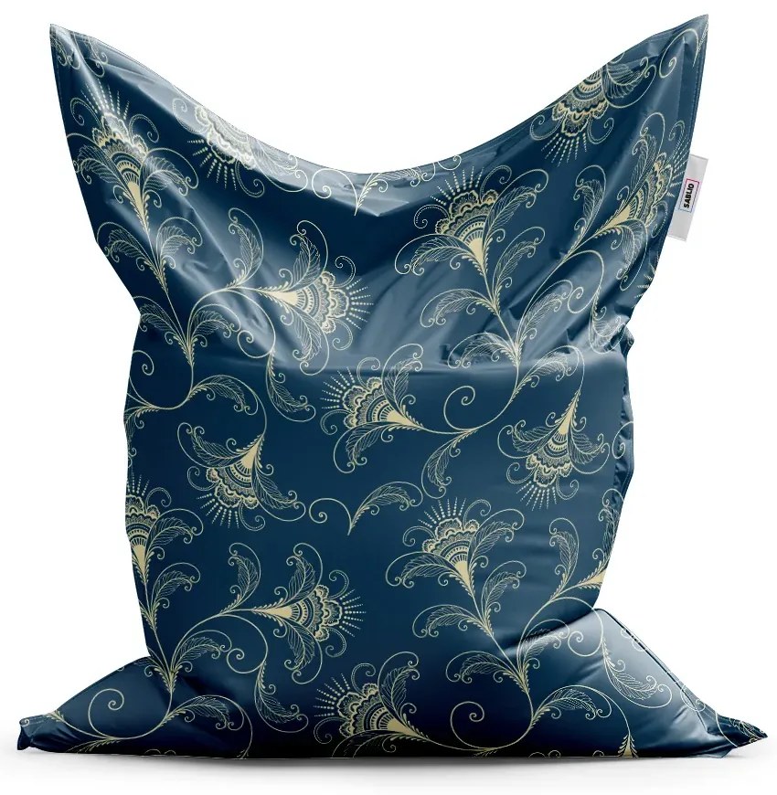 Sablio Sedací vak Vintage ornamenty - 200x140 cm