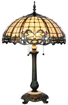 Stolní lampa Tiffany DRAGONFLY Clayre &amp; Eef 5LL-5298