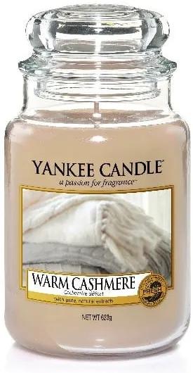 Aromatická svíčka, Yankee Candle Warm Cashmere, hoření až 150 hod
