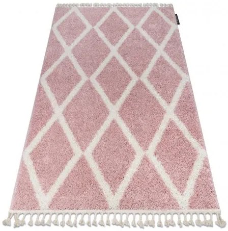 Dywany Luszczow Kusový koberec TROIK A0010, růžová bílá Rozměr koberce: 120 x 170 cm