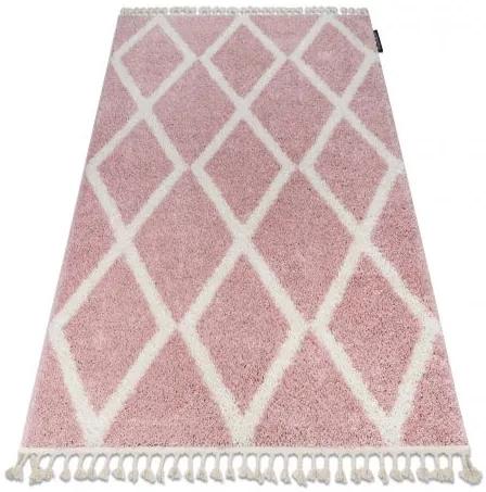 Dywany Luszczow Kusový koberec TROIK A0010, růžová bílá Rozměr koberce: 200 x 290 cm