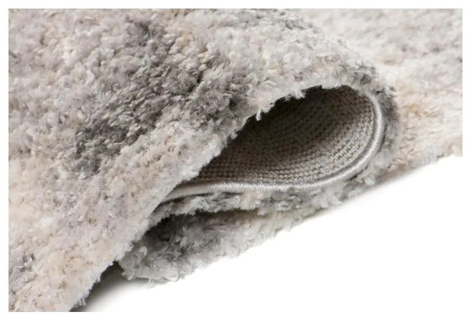 Kusový koberec shaggy Erenay šedý 200x300cm