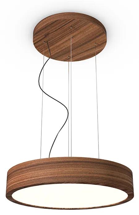 Dřevěné svítidlo kruhové woodLED Round  Dřevěné svítidlo kruhové Woodled Round Dřevodekor: Palisander Santos, Průměr: 590 mm, Teplota chromatičnosti:…