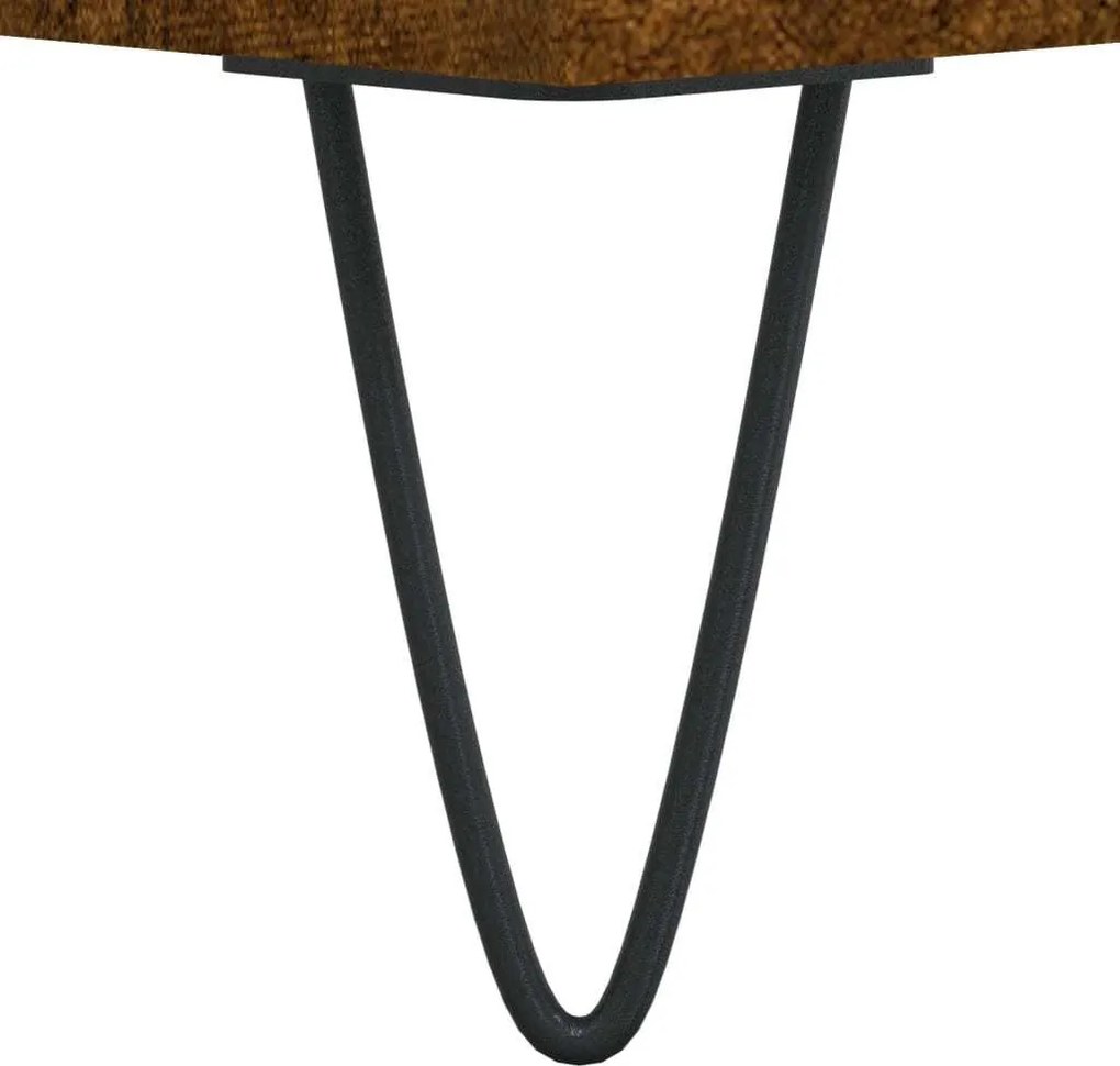 vidaXL Skříňka na LP desky 100x38x48 cm kompozitní dřevo [831754] Barva: Černá