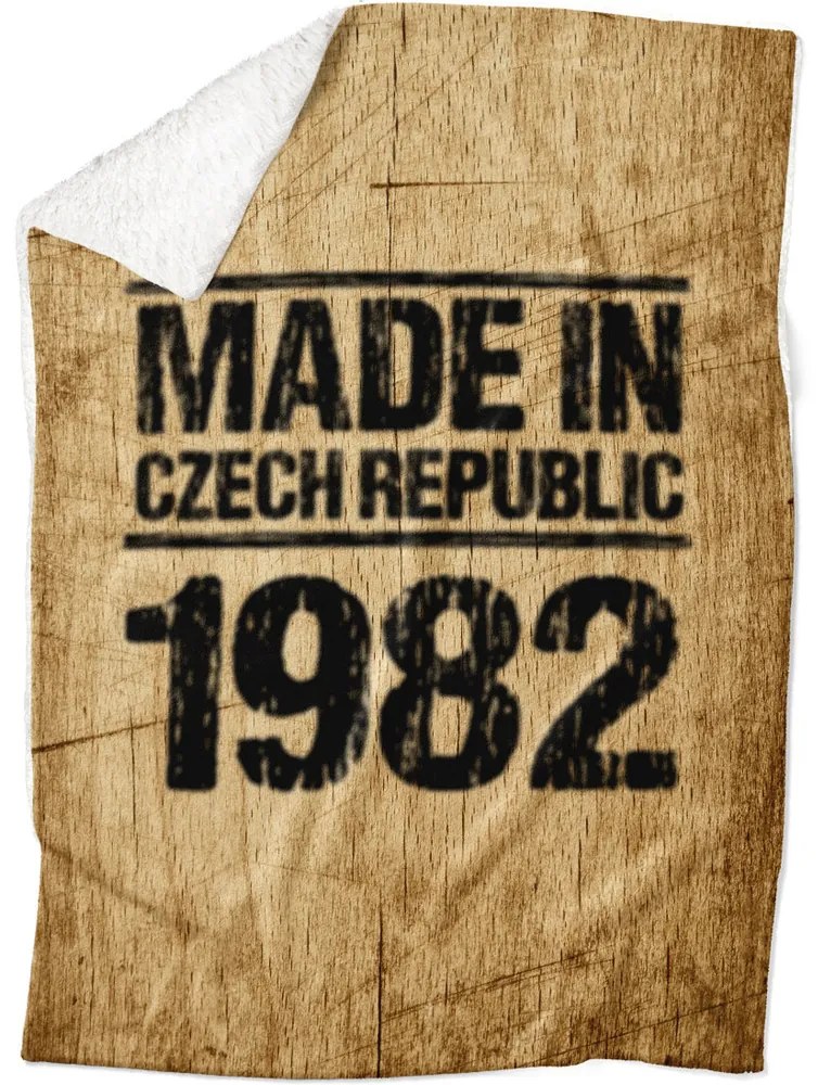 Deka Made In (rok: 1982, Podšití beránkem: ANO)