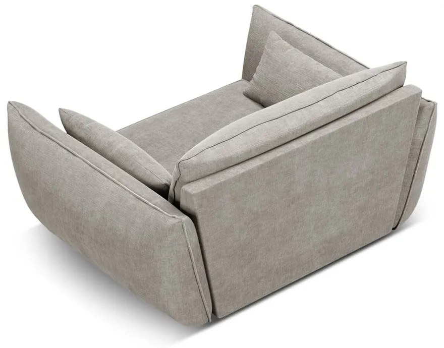 Světle šedé křeslo Vanda – Mazzini Sofas