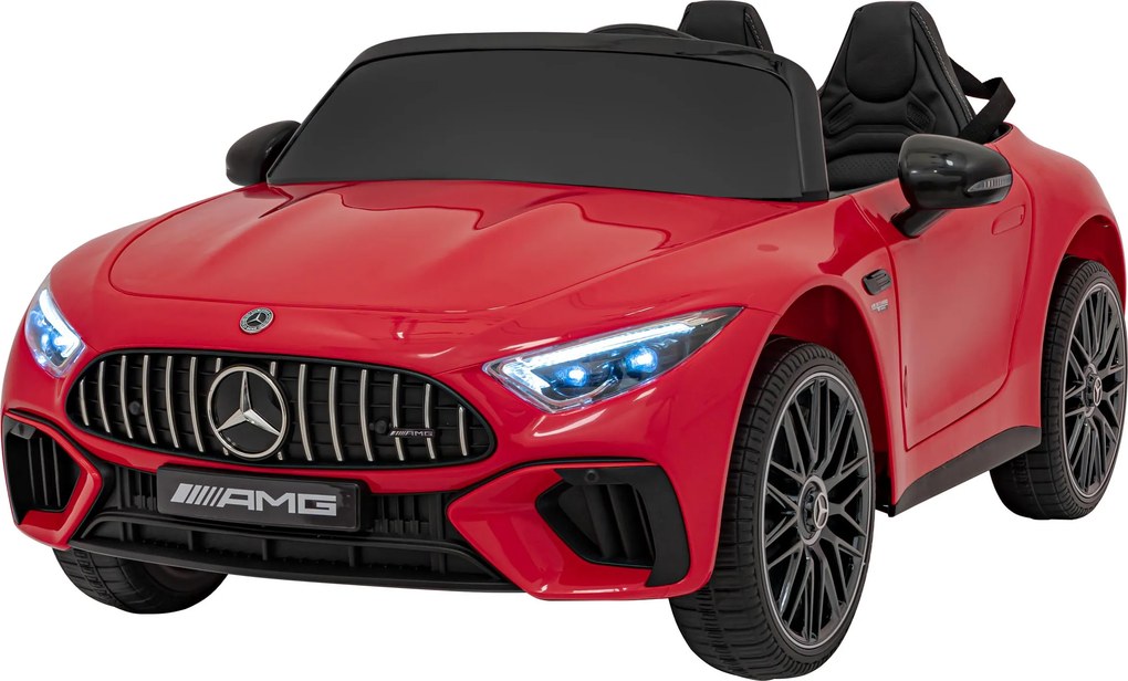 Ramiz Dětské elektrické auto Mercedes Benz AMG SL63 Červené