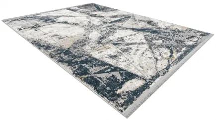 Moderní koberec TULS strukturální, střapce 51326 Geometrický, moza velikost 240x330 cm | krásné koberce cz