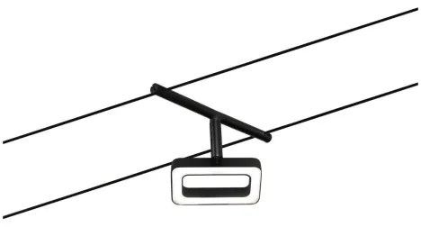Paulmann 94485 - SADA 5xLED/4,8W Kompletní lankový systém FRAME 230V černá