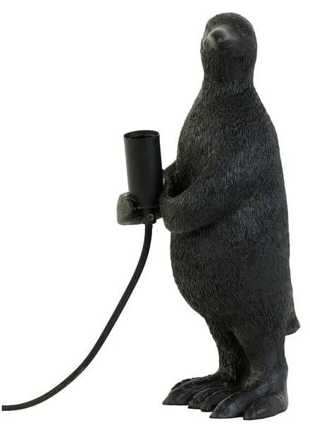 Černá stolní lampa (výška 34 cm) Penguin – Light & Living