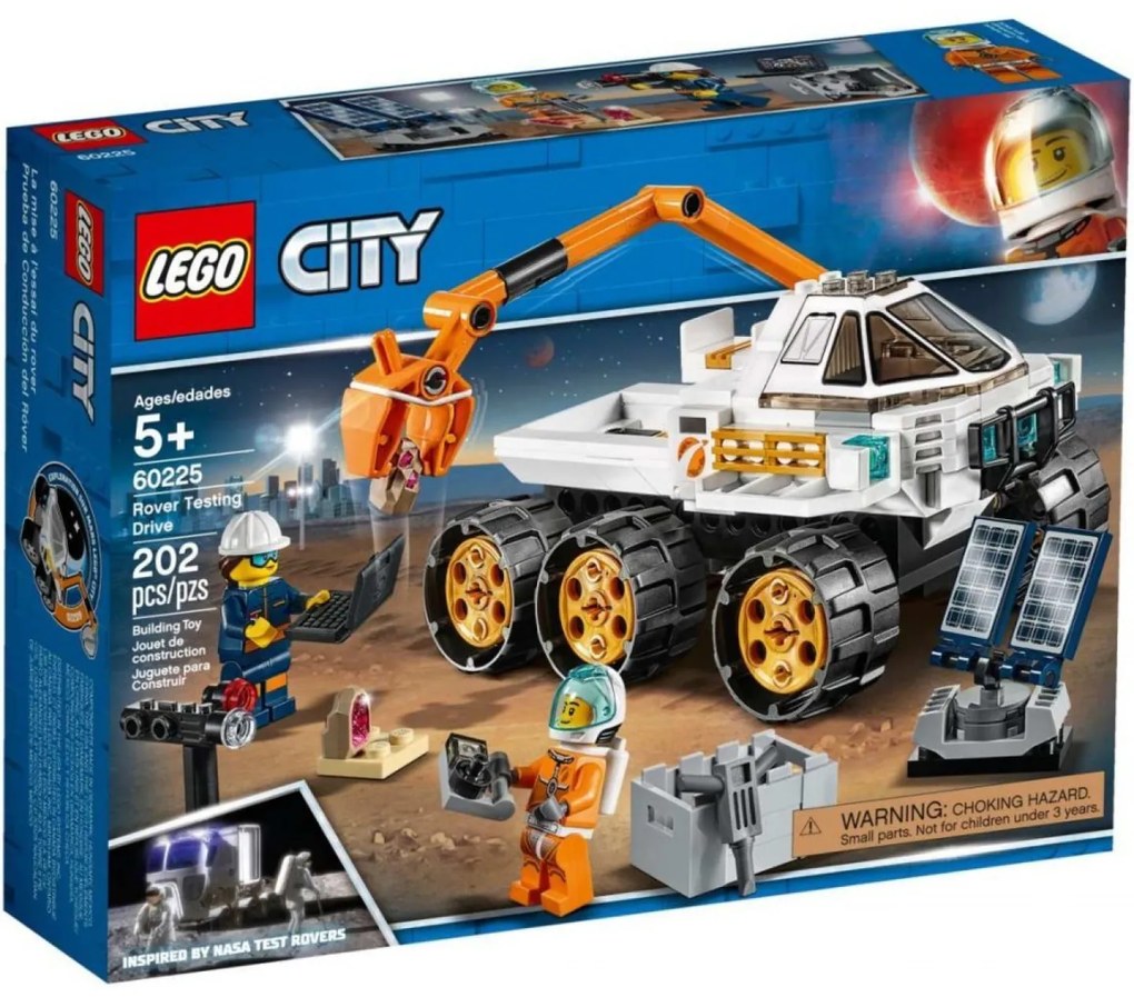 Lego stavebnice lego city space port 60225 testovací jízda kosmického vozítka