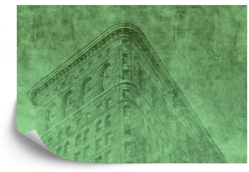 Fototapeta New York City Grunge Ii Zelená Strukturální vinyl 312x219
