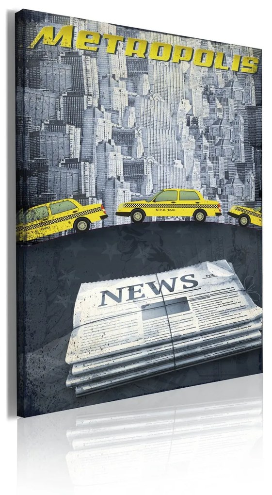 Obraz - Yellow Cabs - 50x70