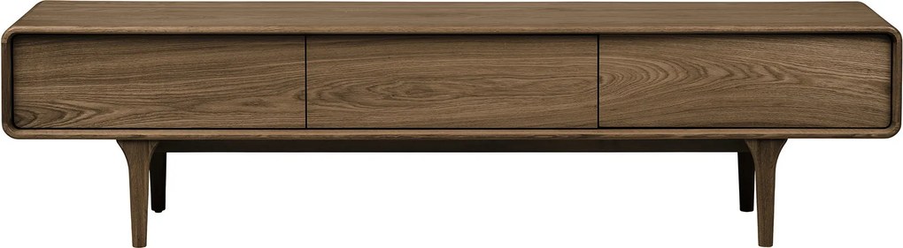 House Nordic TV stolek DARWIN tmavě hnědý 180×45 cm 3201021