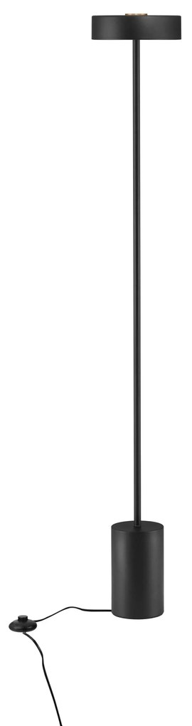 LED černá stojací lampa Thea