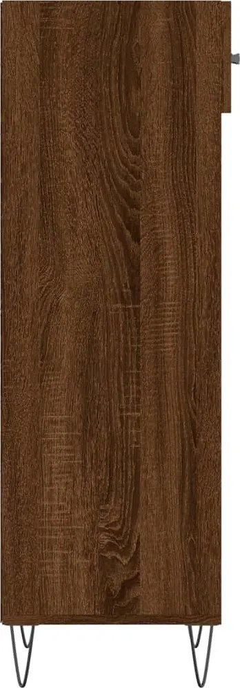 vidaXL Botník 30 x 35 x 105 cm kompozitní dřevo [829675] Barva: dub sonoma