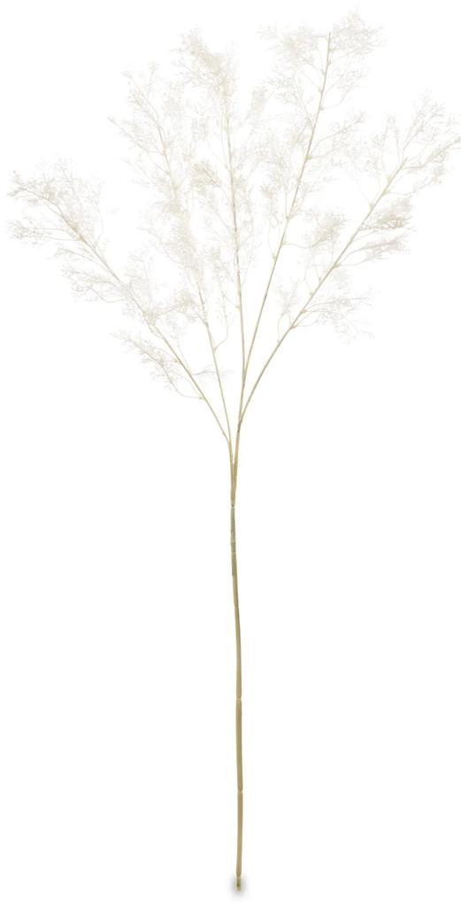Dekorační větvička umělé bílé trávy 154897