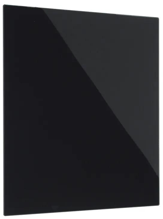 Bi-Office Skleněná magnetická tabule na zeď, 480 x 480 mm, černá