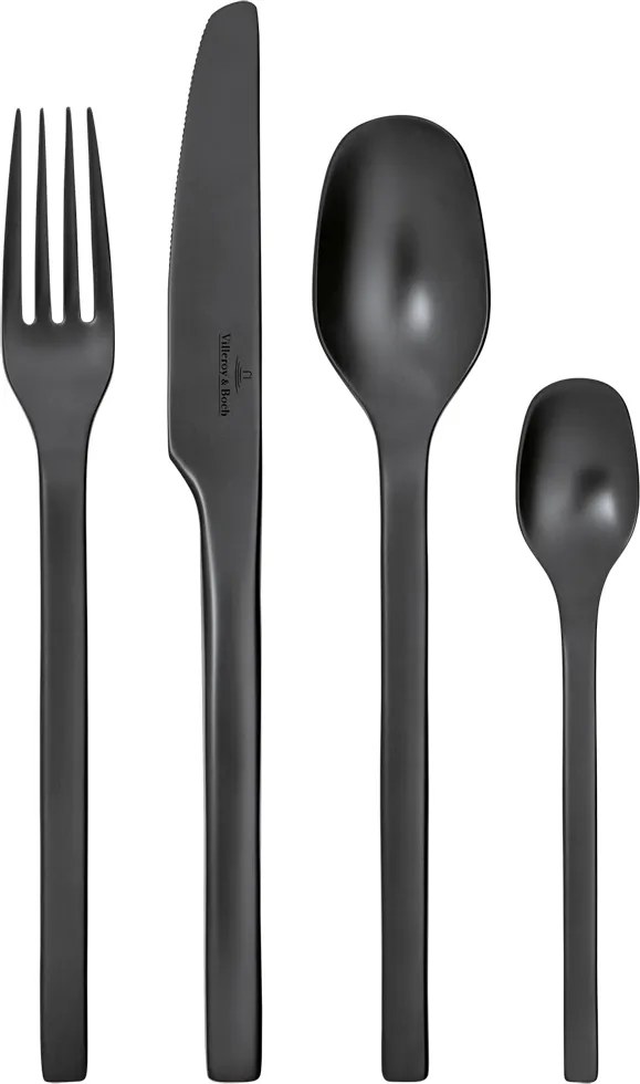 Villeroy&Boch Manufacture Rock příborová sada 16 ks 380 x 260 x 50 mm