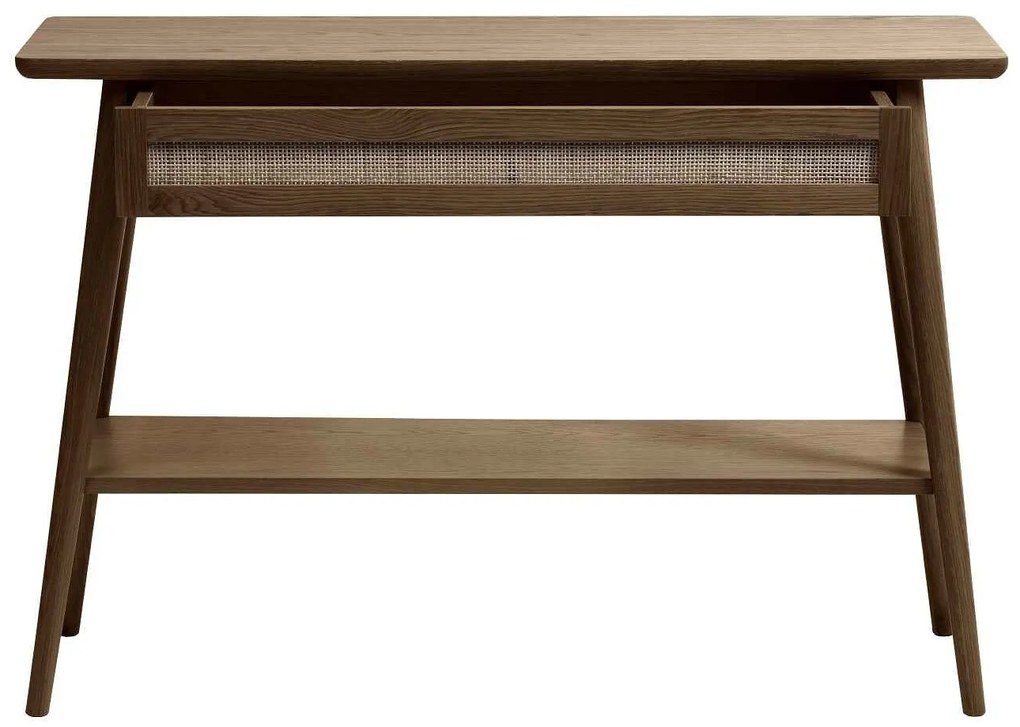 Designová konzole Tallys 110 cm kouřový dub