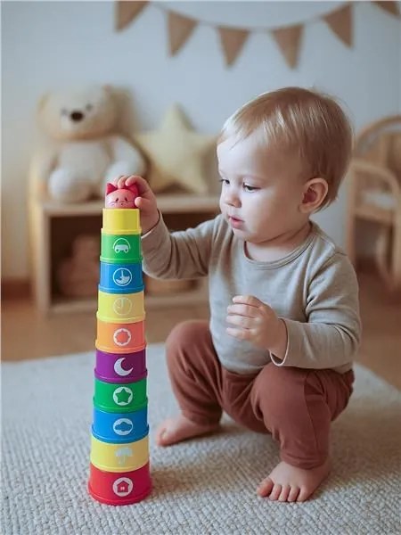 Vzdělávací hrníčky s melodií Baby Mix