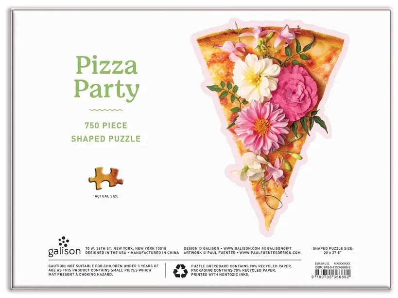 Galison Puzzle Pizza párty 750 dílků