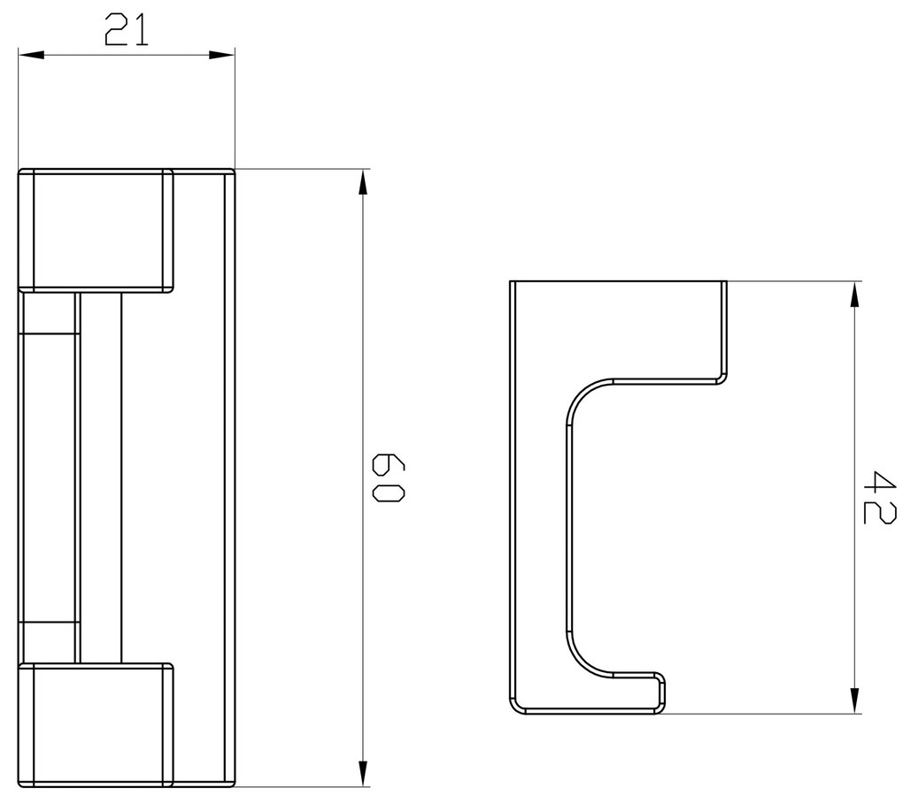 Slezák Rav Nil dvojháček lesklá zlatá NLA0102Z