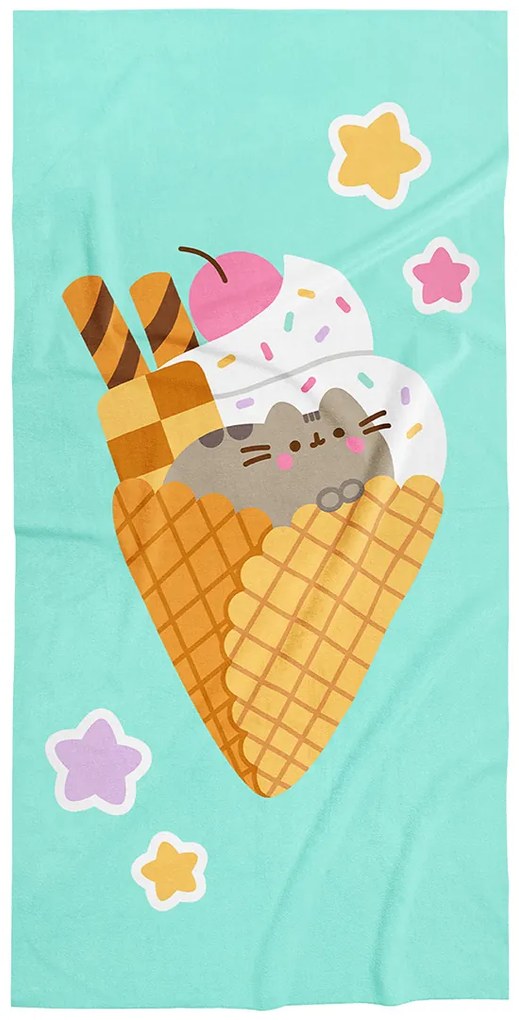 Dětská osuška Kočička Pusheen Sladká jako Zmrzlina