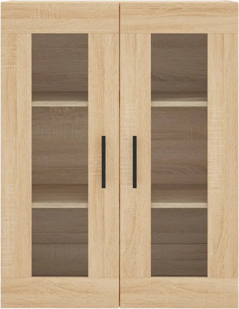 Skříň highboard dub sonoma 69,5 x 34 x 180 cm kompozitní dřevo 3198428