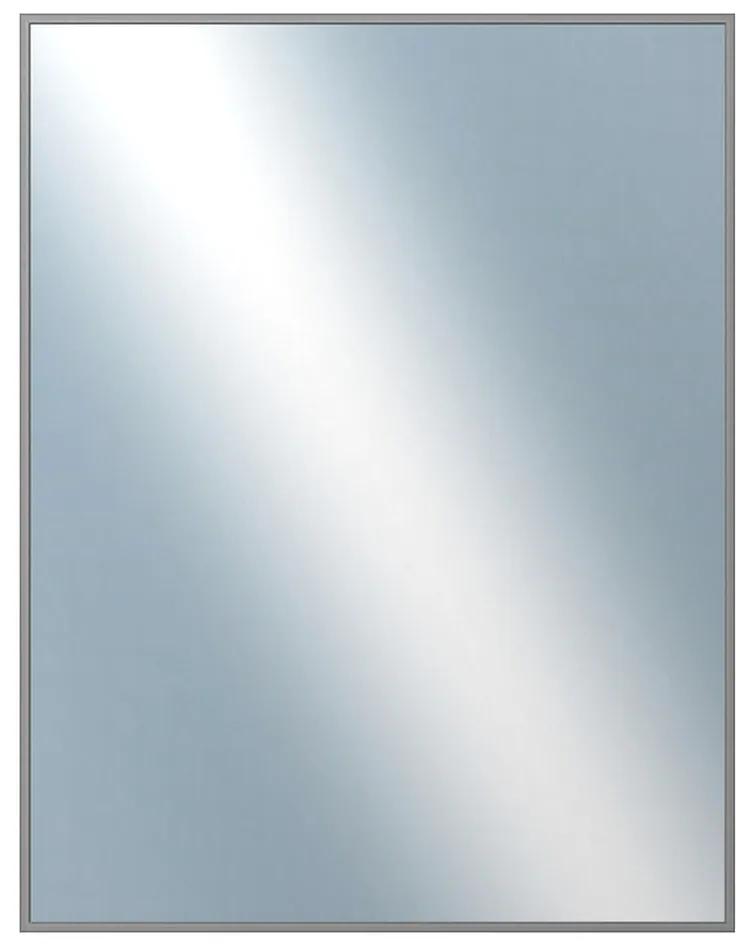 DANTIK - Zarámované zrcadlo - rozměr s rámem cca 70x90 cm z lišty Hliník platina | P269-019 (7269019)