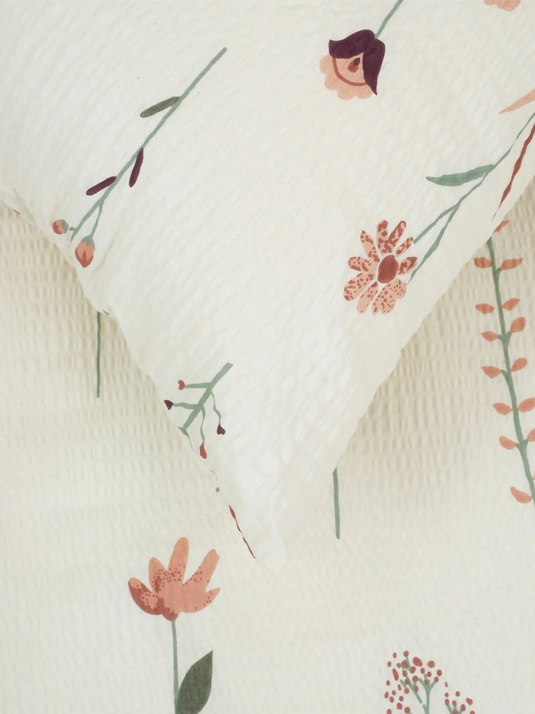 MK Lůžkoviny Krepový povlak na polštář Renforcé 70 x 90 cm - Vlčí máky béžové