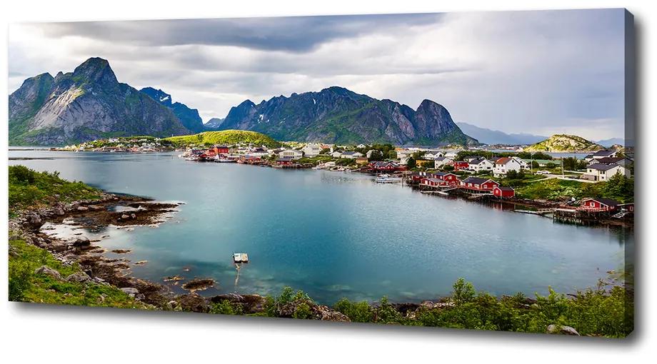 Wallmuralia Moderní fotoobraz canvas na rámu Lofoty v Norsku 125x50 cm
