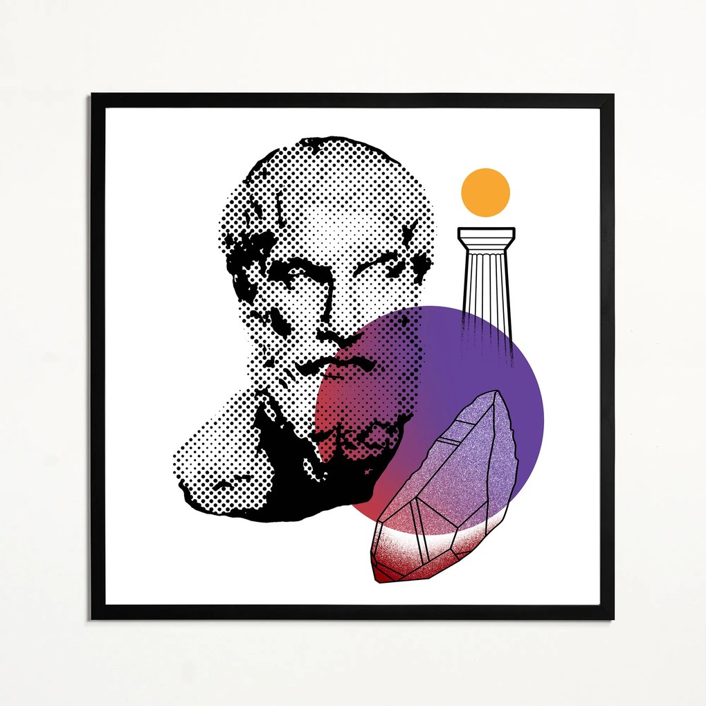 Jakub Hýnar | Mudrc Rám: Dubový, Velikost: 50 x 50 cm