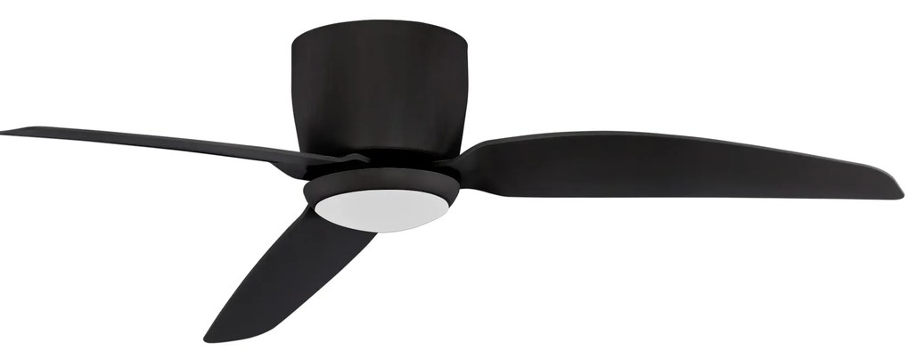 Stropní ventilátor Volga černé s dálkovým ovládáním