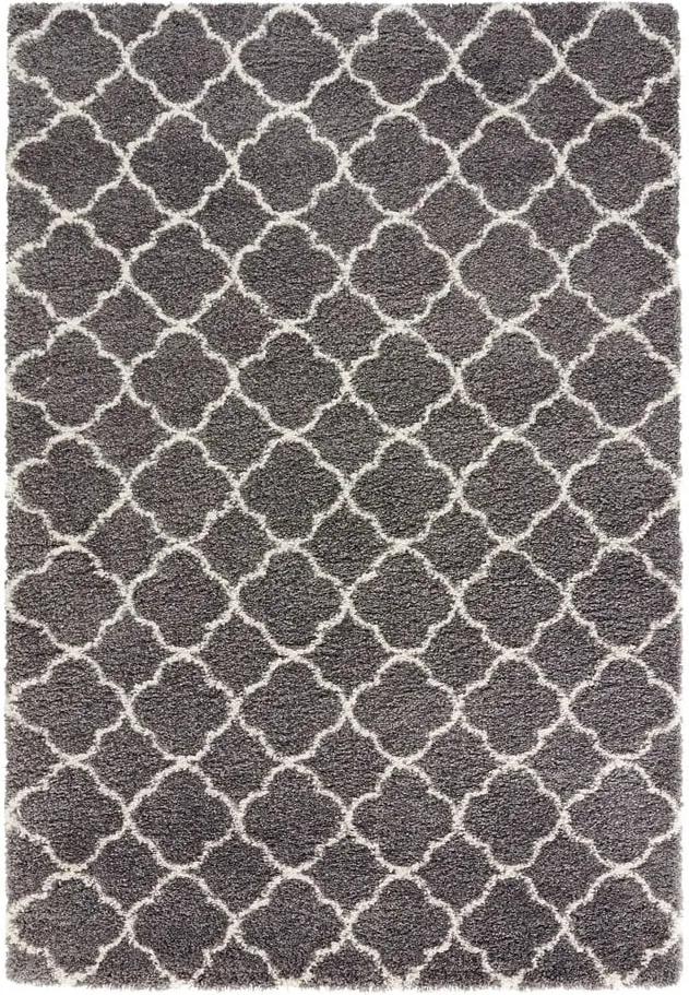 Tmavě šedý koberec Mint Rugs Luna, 120 x 170 cm | BIANO