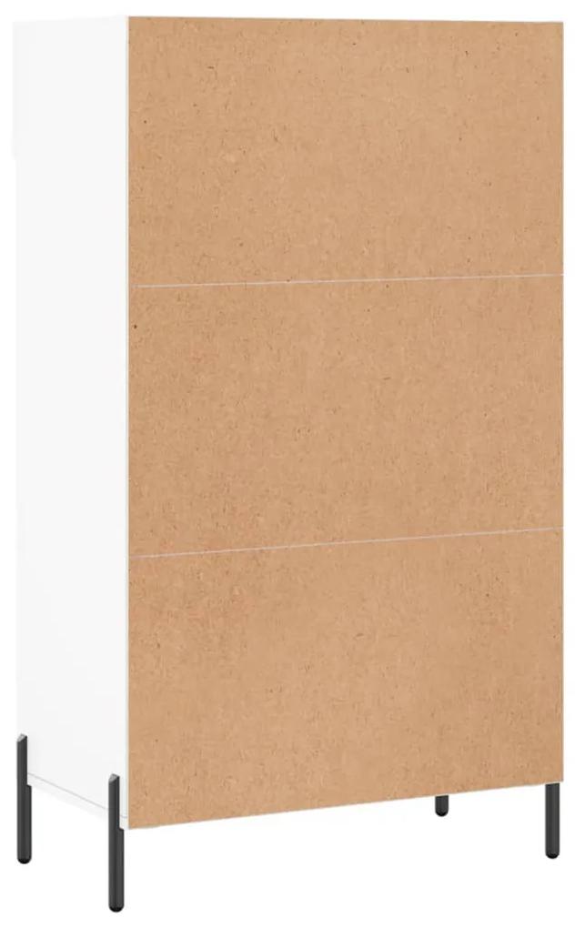Botník bílý 60 x 35 x 105 cm kompozitní dřevo - Default Title