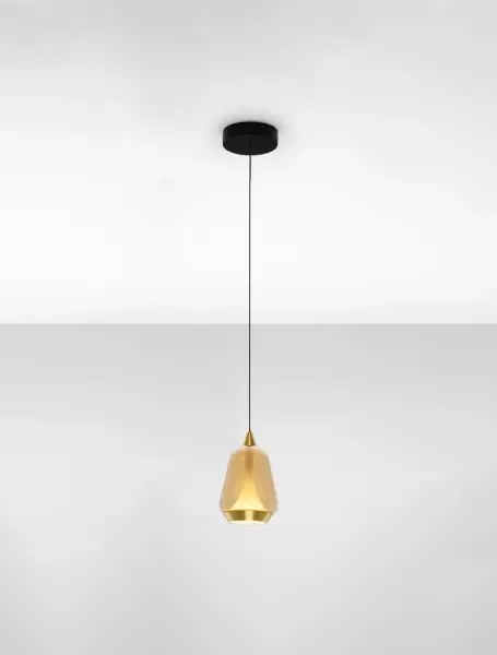 Minimalistický lustr Alish 1 Zlatá
