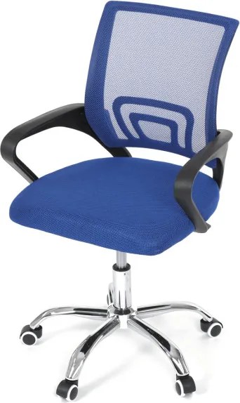 Dětská otočná židle modrá KA-L103 BLUE