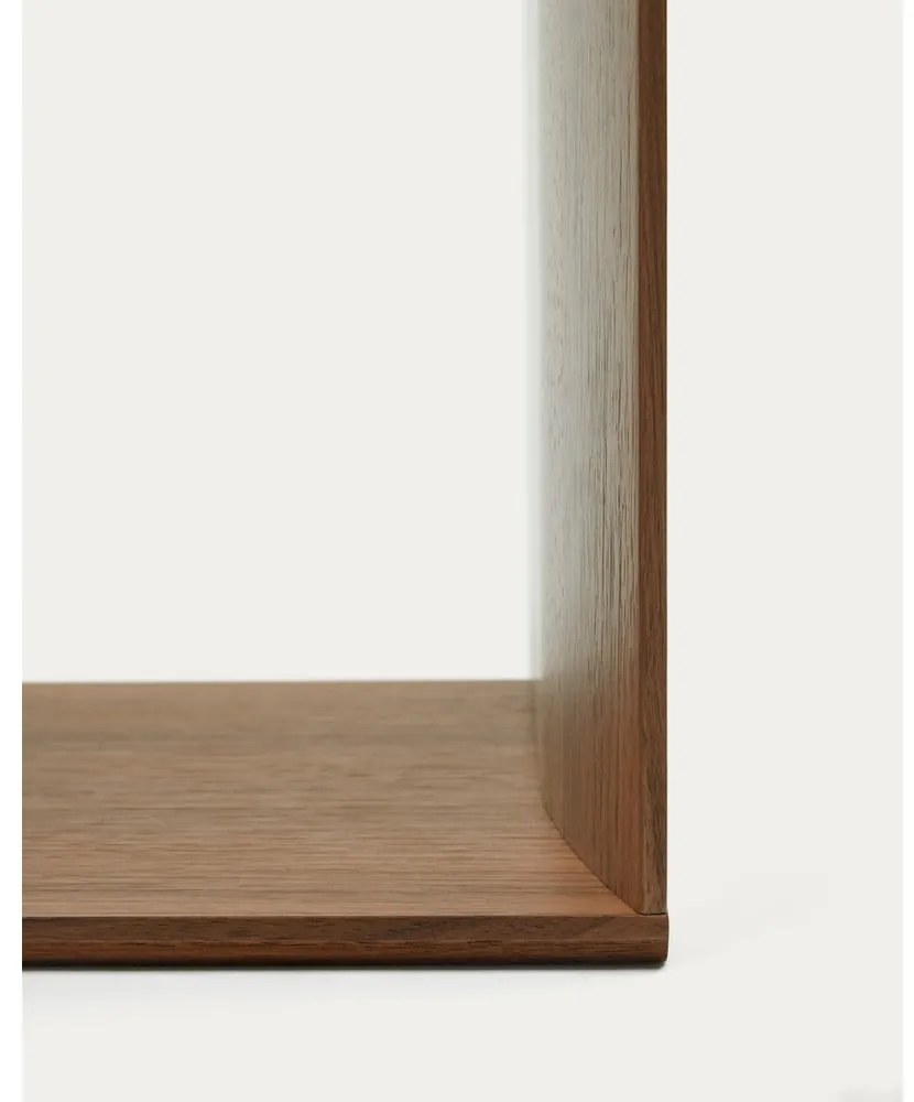 Hnědý modulární policový systém v dekoru ořechu 4 ks 168x76 cm Litto – Kave Home