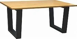 CZ Nábytkář - Kasvo Konferenční stůl SIXTUS | Varianta: černé nohy/ odstín dub