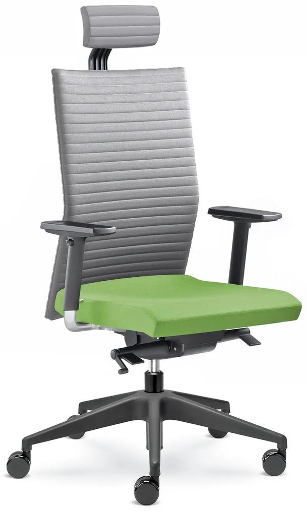 LD seating Element 430-SYS - Kancelářská židle  - šedá/zelená