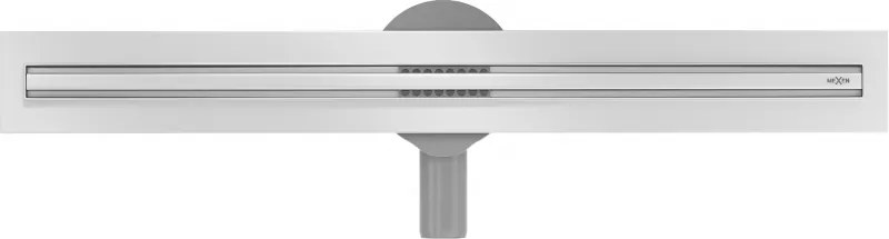 Mexen Flat nerezový sprchový žlab s rotačním 360° sifonem 60 cm, vzor SLIM, 1041060
